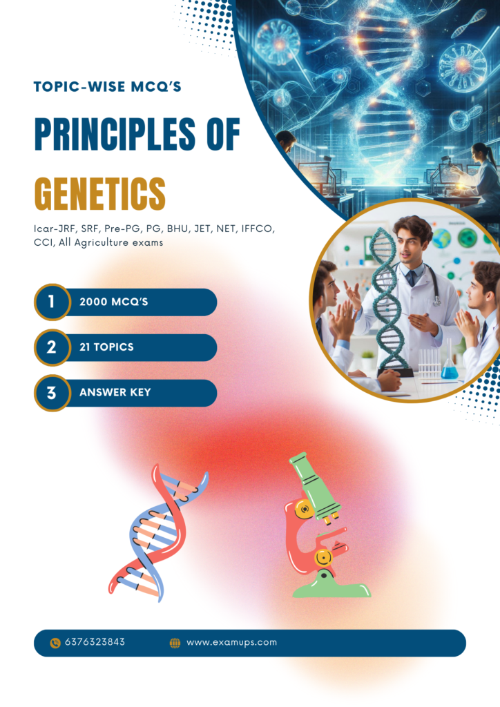 Topic-wise MCQ on Principles of Genetics - Pdf Download - Examups ... Topic-wise MCQ on Principles of Genetics - Pdf Download - Examups ...
