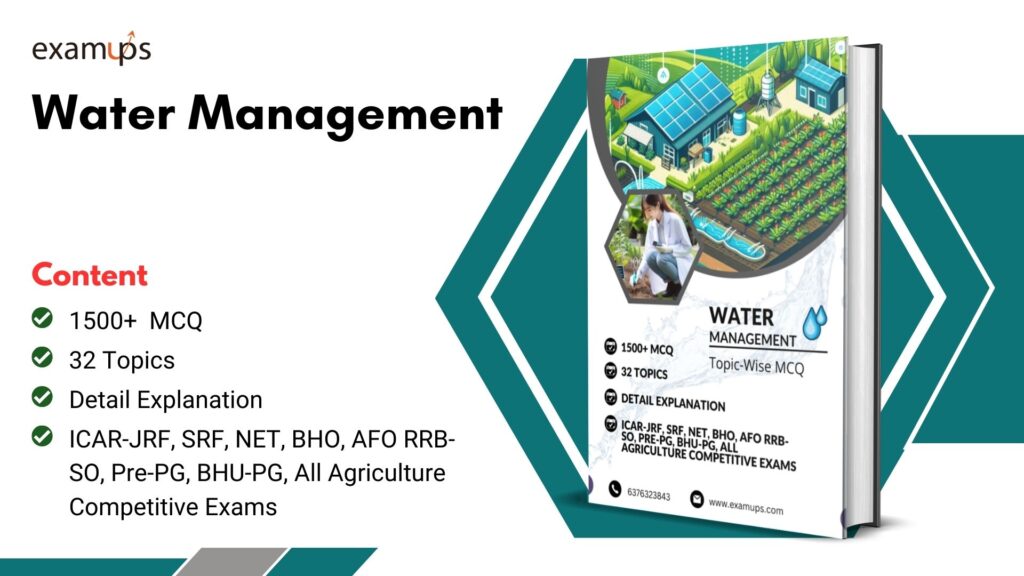 Topic-wise MCQ on Water Management Pdf Download - Examups - Boost Your ...