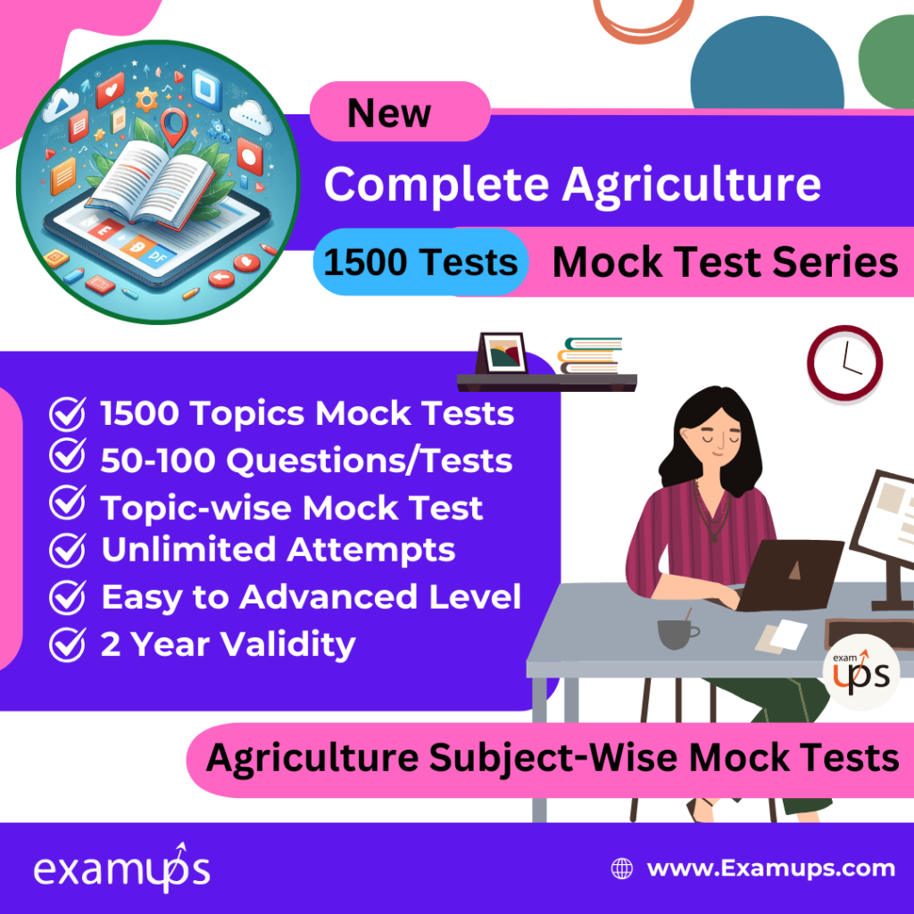 Complete Agriculture Subject-Wise Mock Test Series for ICAR-